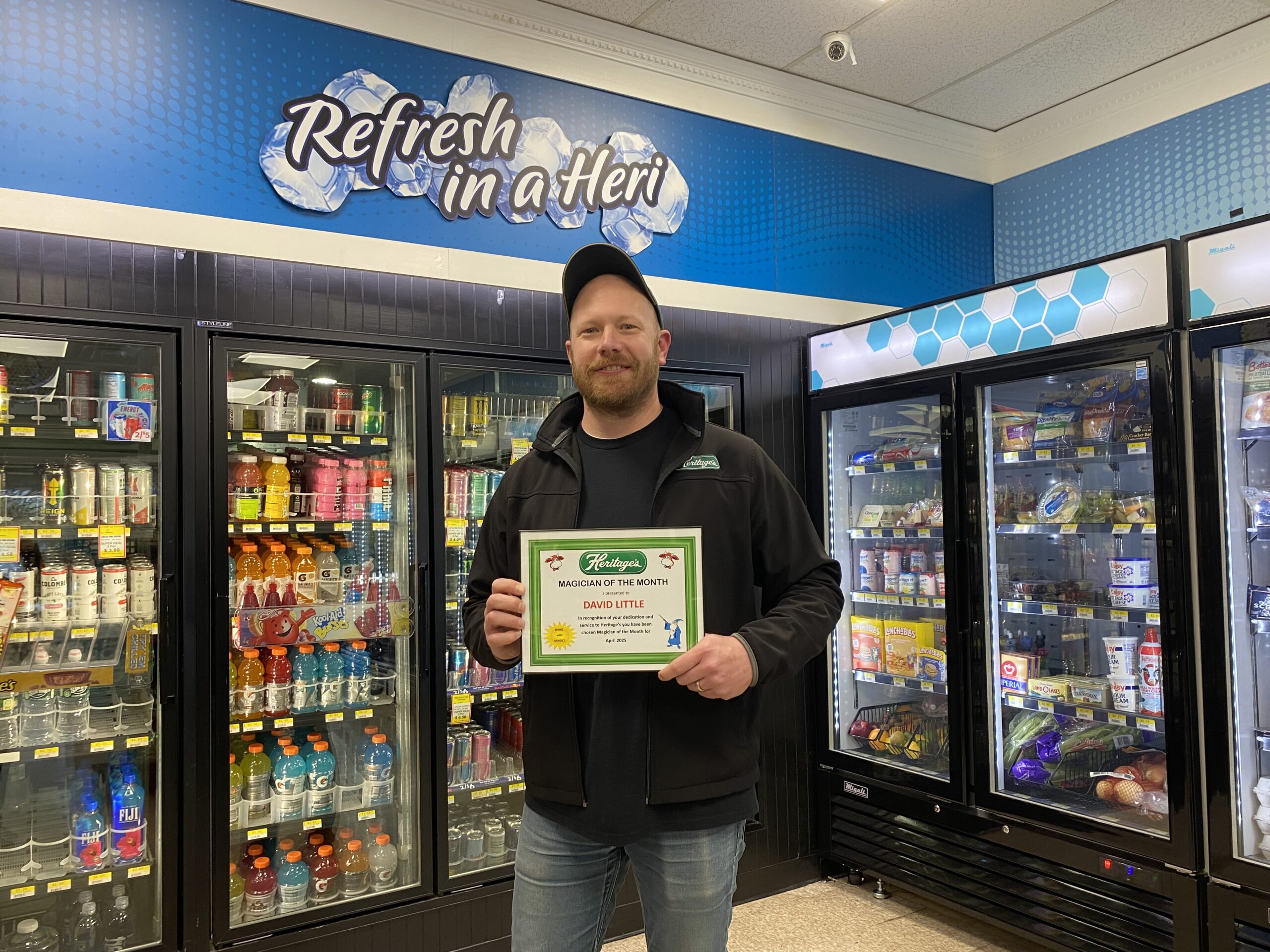 David Little - April 2025 - Magician of the Month - Heritage's Dairy Stores